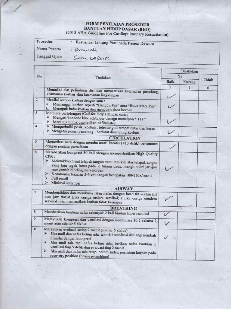 Form Penilaian BHD | PDF