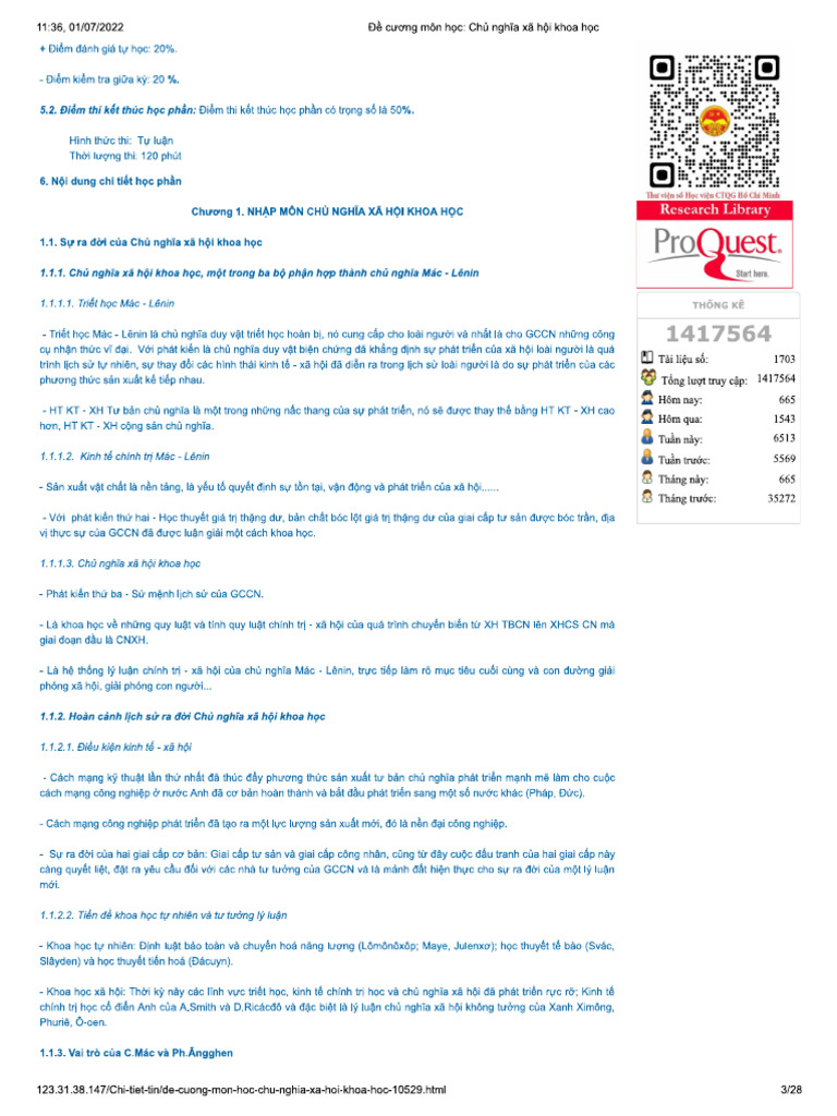 Đề cương CNXHKH - lý thuyết | PDF