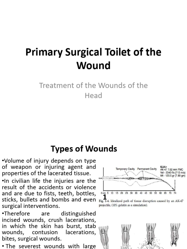 Primary Surgical Toilet of the Wound -3 | PDF | Traumatic Brain Injury ...