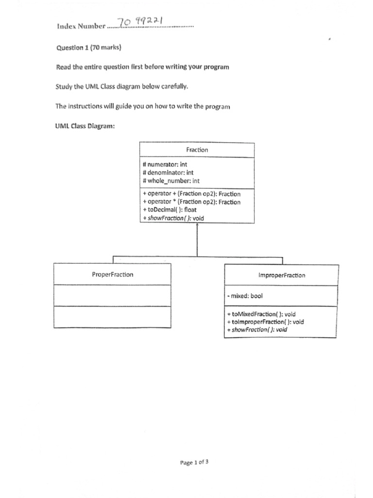 Oop Examination Paper 2023 | PDF