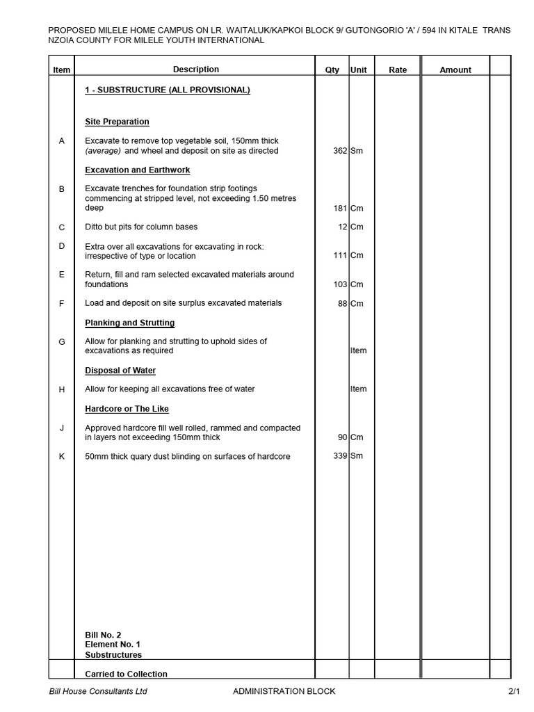 2. ADMIN BLOCK | PDF | Concrete | Window