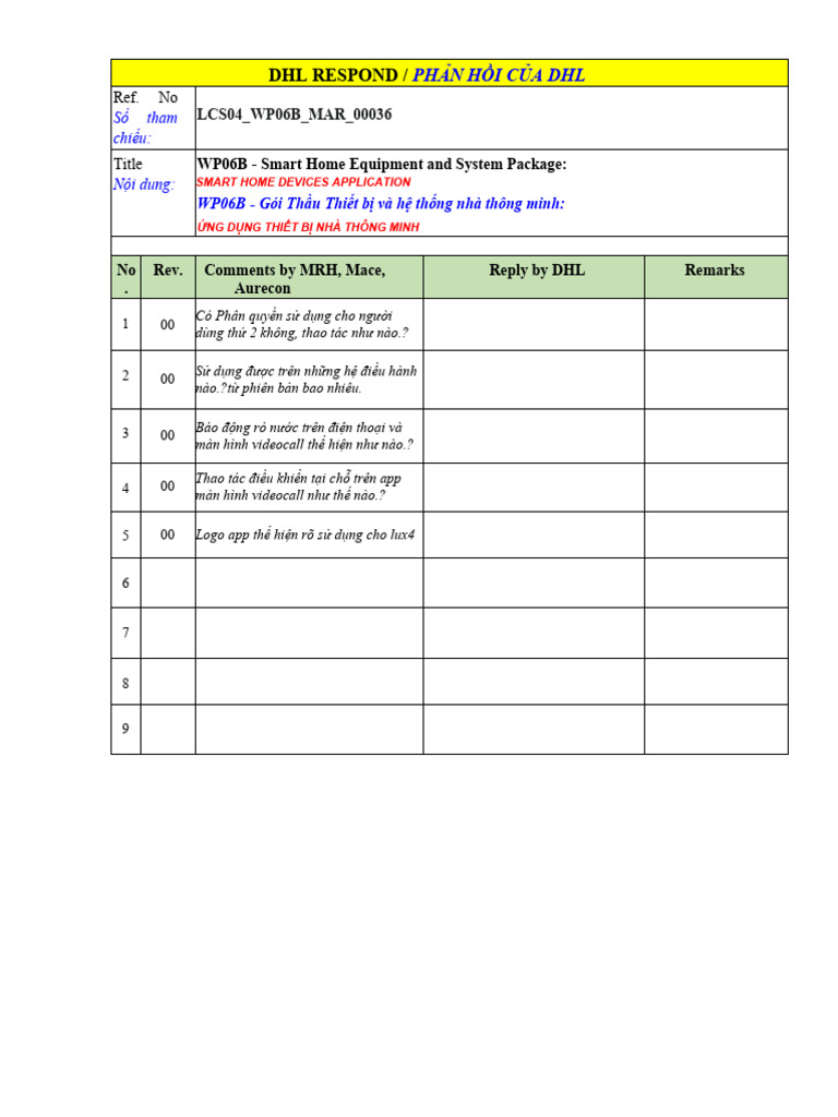 Comment Sheet | PDF