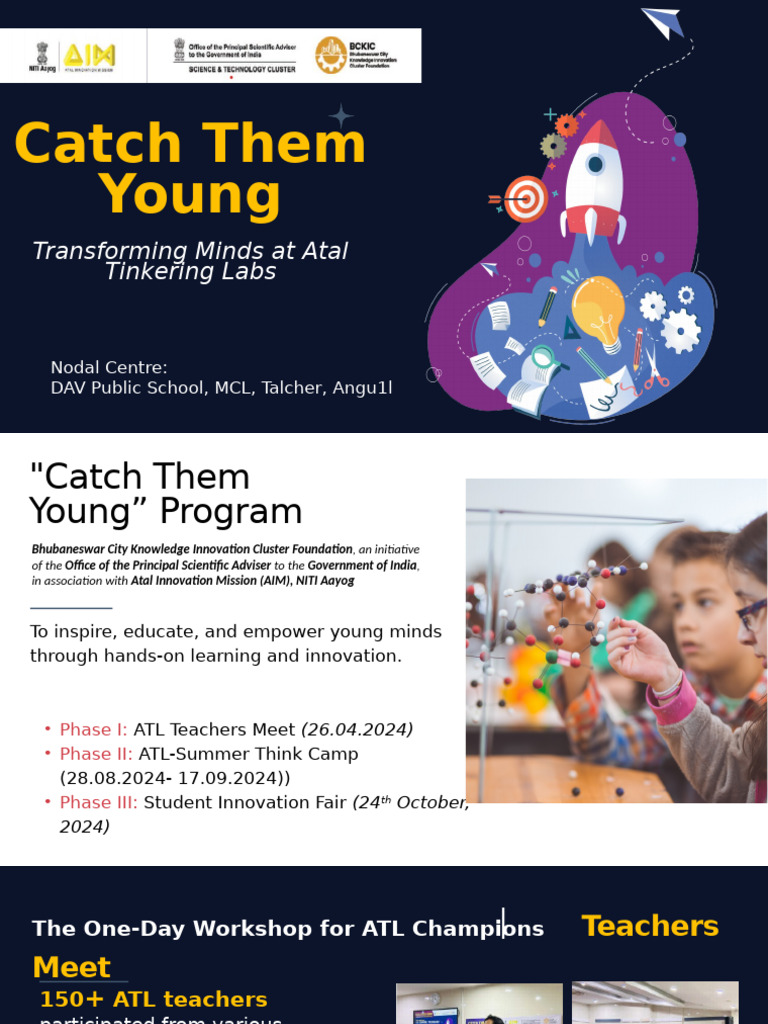 Catch Them Young Presentation - Final 1 | PDF | Brainstorming | Design Thinking