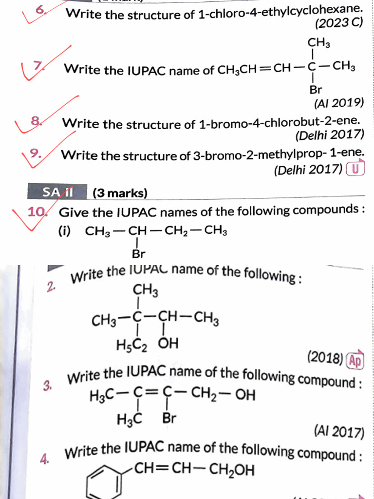 IUPAC Naming and Structures Guide | PDF