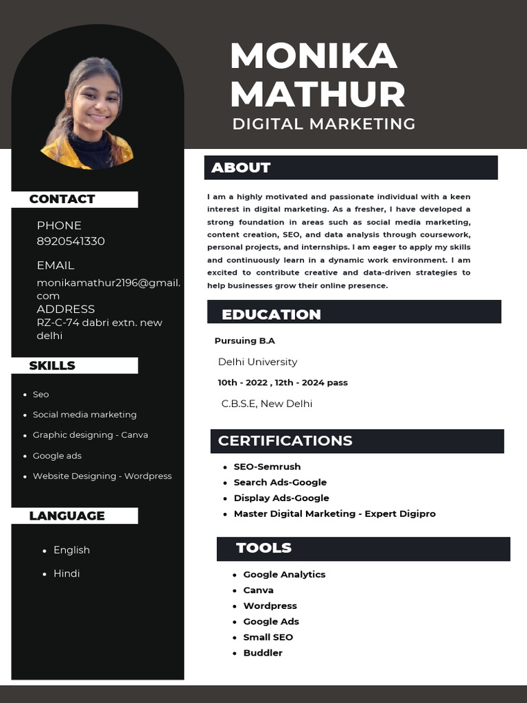 Monika's Resume | PDF