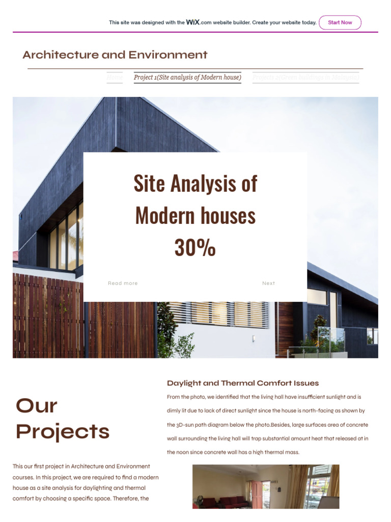 Project 1(Site analysis of Modern house) | Architecture And Env | PDF | Architectural Design ...