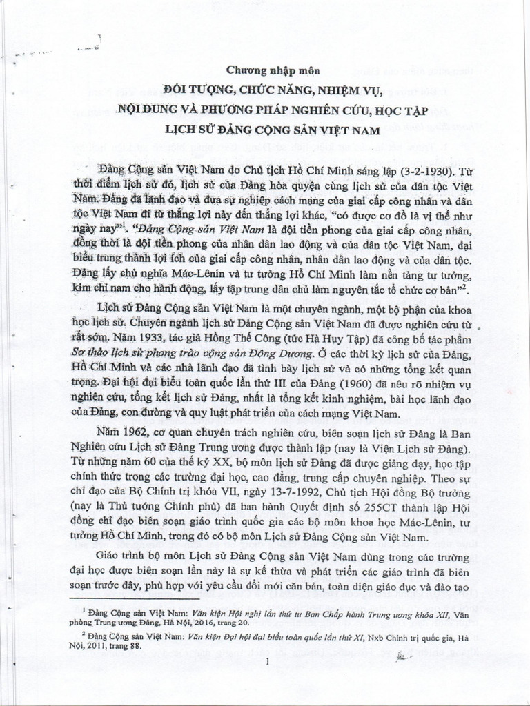 2.giao Trinh Lich Su Dang Cong San Viet Nam - Chuong Nhap Mon | PDF