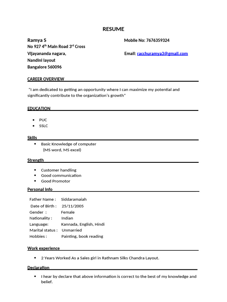 resume (1) | PDF