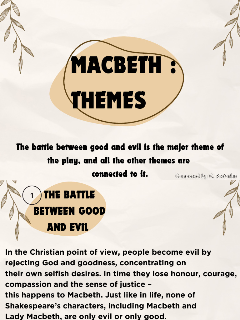 MACBETH THEMES, Symbols (Motifs) and TRAGIC HERO | PDF | Macbeth