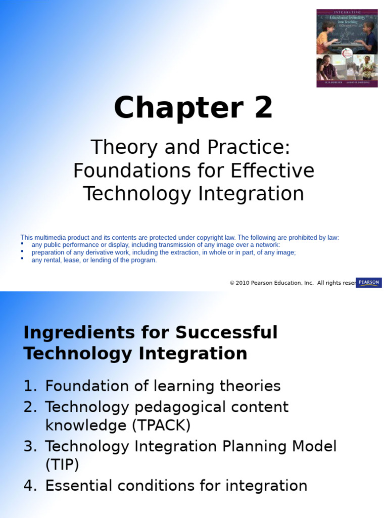 Chapter 2 Theory and Practice Foundations For Effective Technology Integration | PDF ...