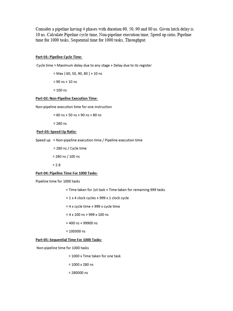 Pipeline Prob | PDF | Teaching Methods & Materials | Computers