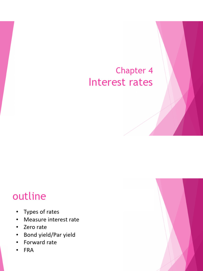 DM_Chap4_interest rate | PDF