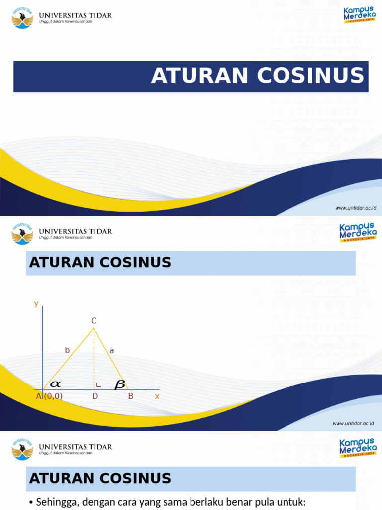 Pert 10 Aturan Cosinus | PDF