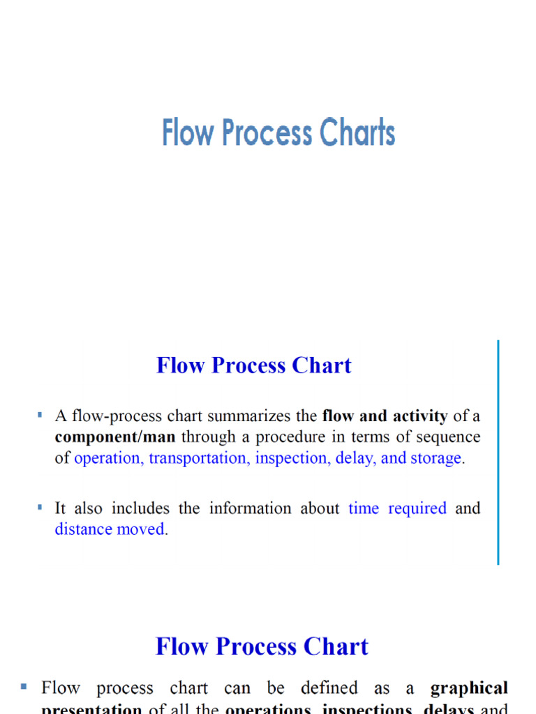 Presentation1 - Flow Process Chart | PDF