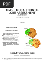 Lobar Function Test. | PDF | Parietal Lobe | Frontal Lobe
