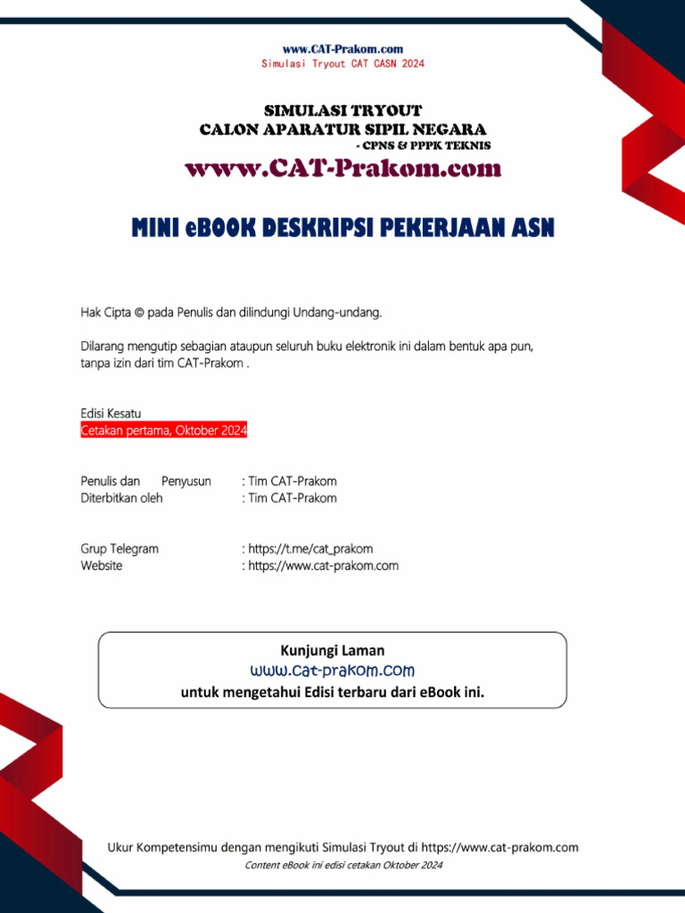 Deskripsi Pekerjaan ASN | PDF