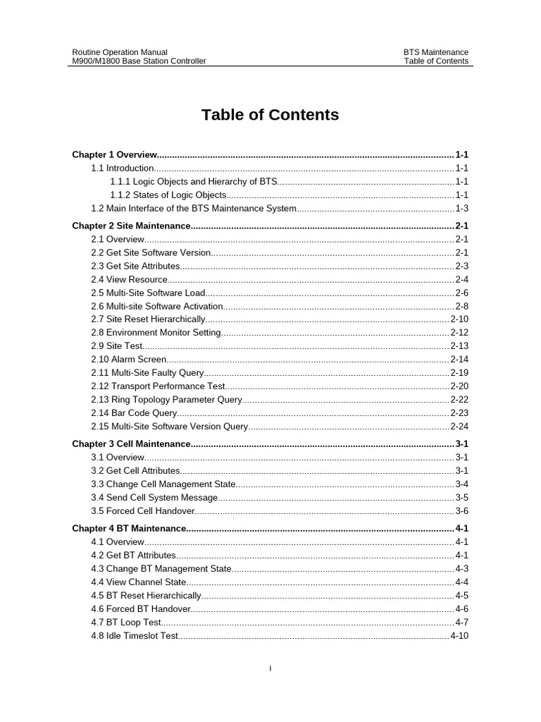 00-2 Table of Contents_0 | PDF | Software Engineering | Telecommunications