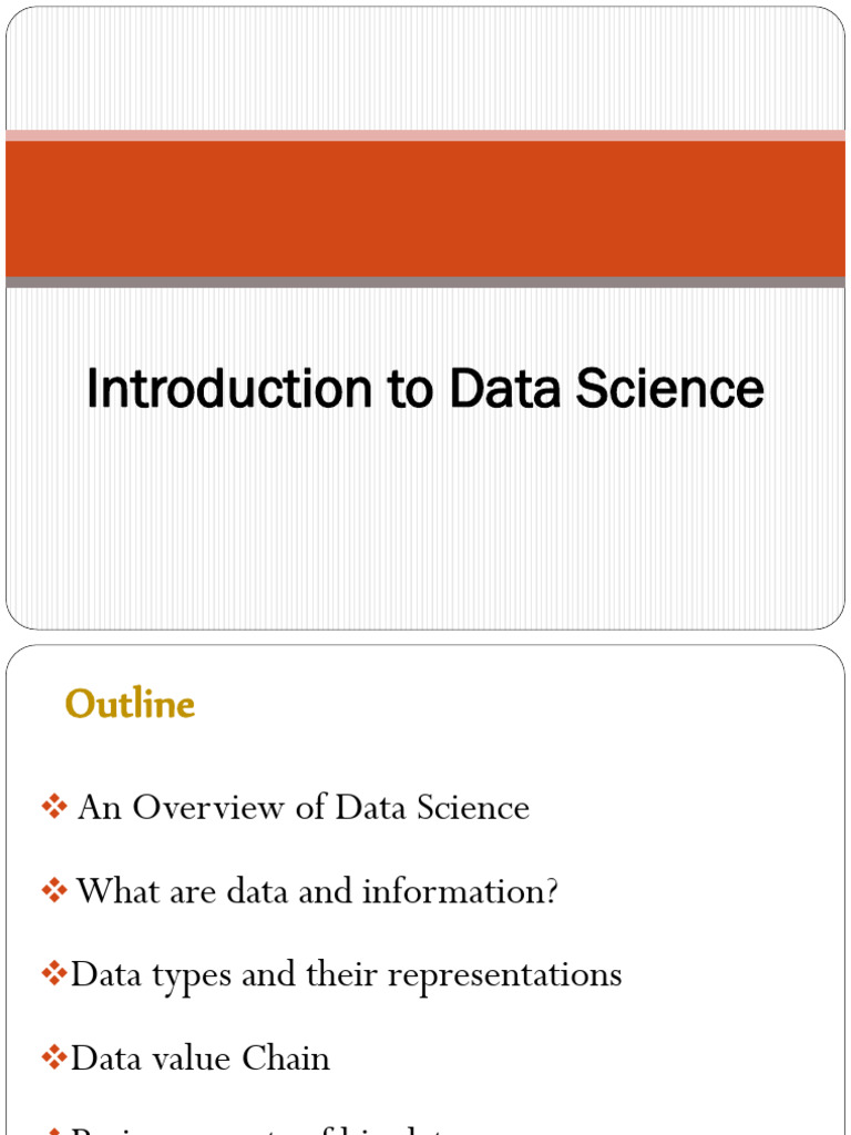 Emerging - Chapter 2, Introduction To Data Science | PDF | Apache Hadoop | Computer Cluster