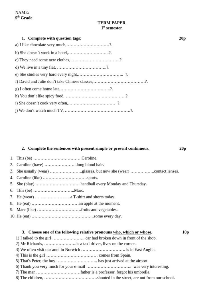 Teza 1 | PDF | Orthography | Grammar