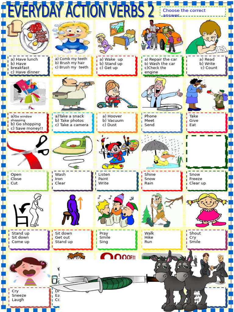 everyday-life-action-verbs | PDF
