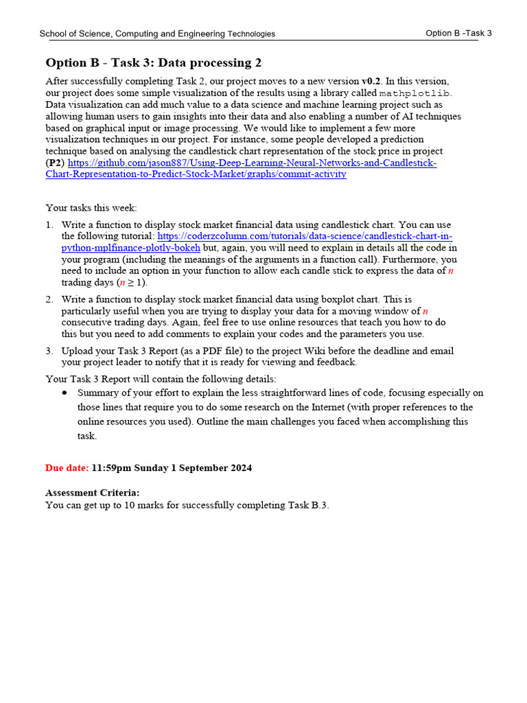 Tasks B.3 - Data Processing 2 | PDF | Data | Computing
