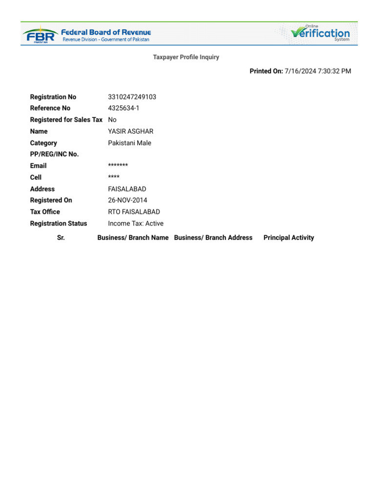 NTN Verification-Old | PDF