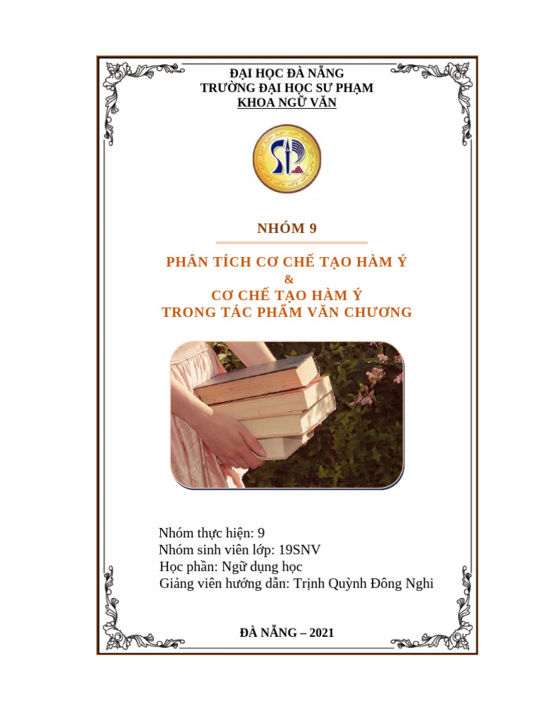 N9 CƠ CHẾ TẠO HÀM Ý VÀ CƠ CHẾ TẠO HÀM Ý TRONG TP VH 19SNV | PDF