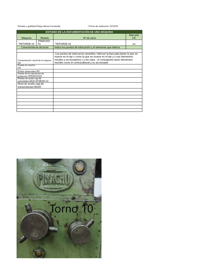 Tornos 8 y 10 Finalizados | PDF