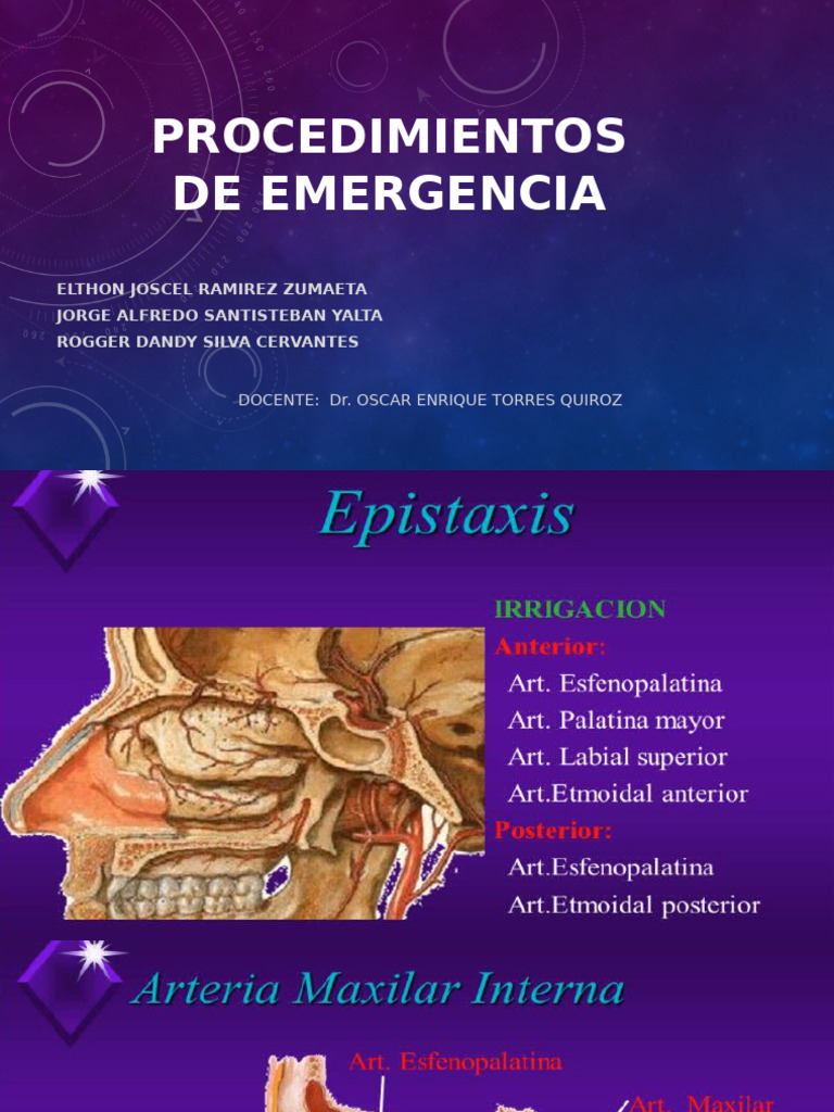 7. procedimientos de emergencia | PDF | Enfermedades y trastornos | Especialidades Medicas