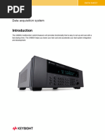 Manual DAQ970A-DAQ973A - Eng - Tds | PDF | Data Acquisition | Thermocouple