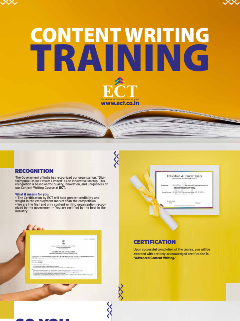 ECT Content Writing Course | PDF | Copywriting | Human Communication