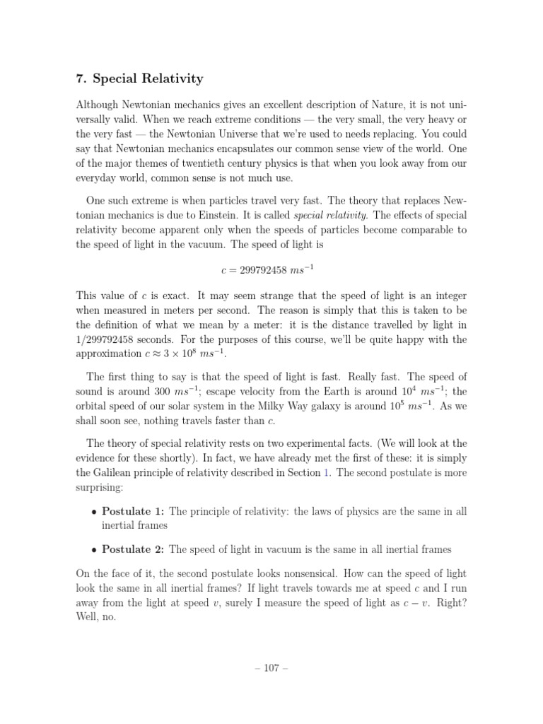 seven | PDF | Special Relativity | Luminiferous Aether