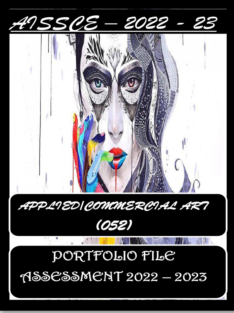 Class 12 Commercial Art Portfolio Guide | PDF | Watercolor Painting ...