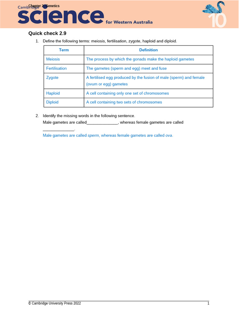 Quick Check 2 9 With Answers | PDF