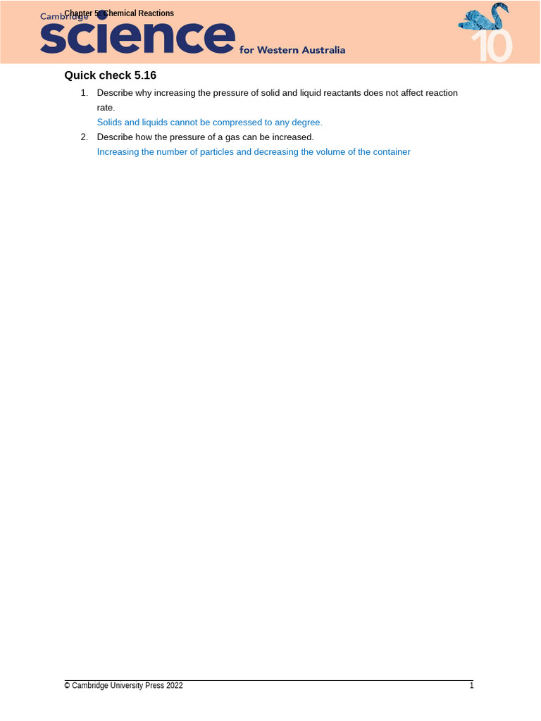 Quick Check 5 16 With Answers | PDF | Science & Mathematics