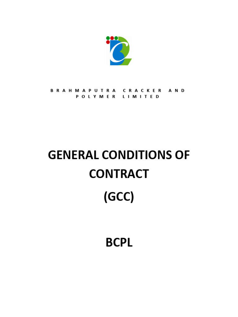GCC Contracts | PDF | Employment | Specification (Technical Standard)
