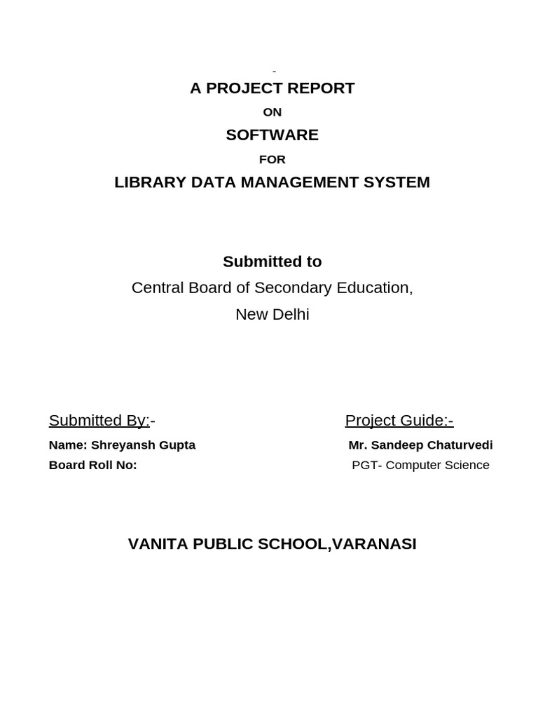 Library Project PDF Modify | PDF | Software | Computer Hardware