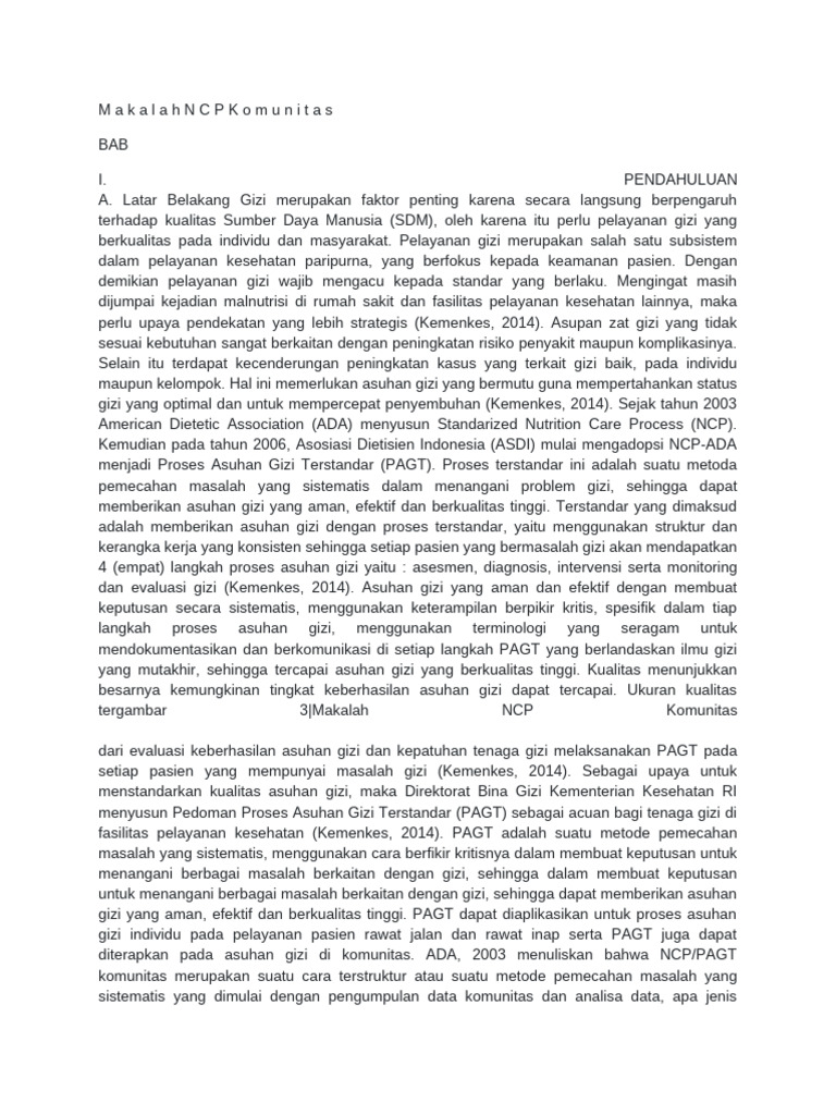 Kesimpulan NCP BUKU | PDF