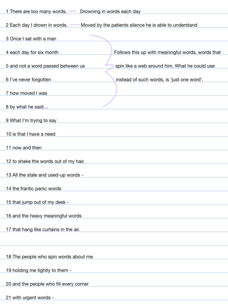 Too Many Words | PDF