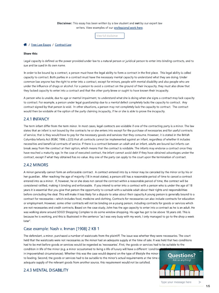 capacity cases | PDF
