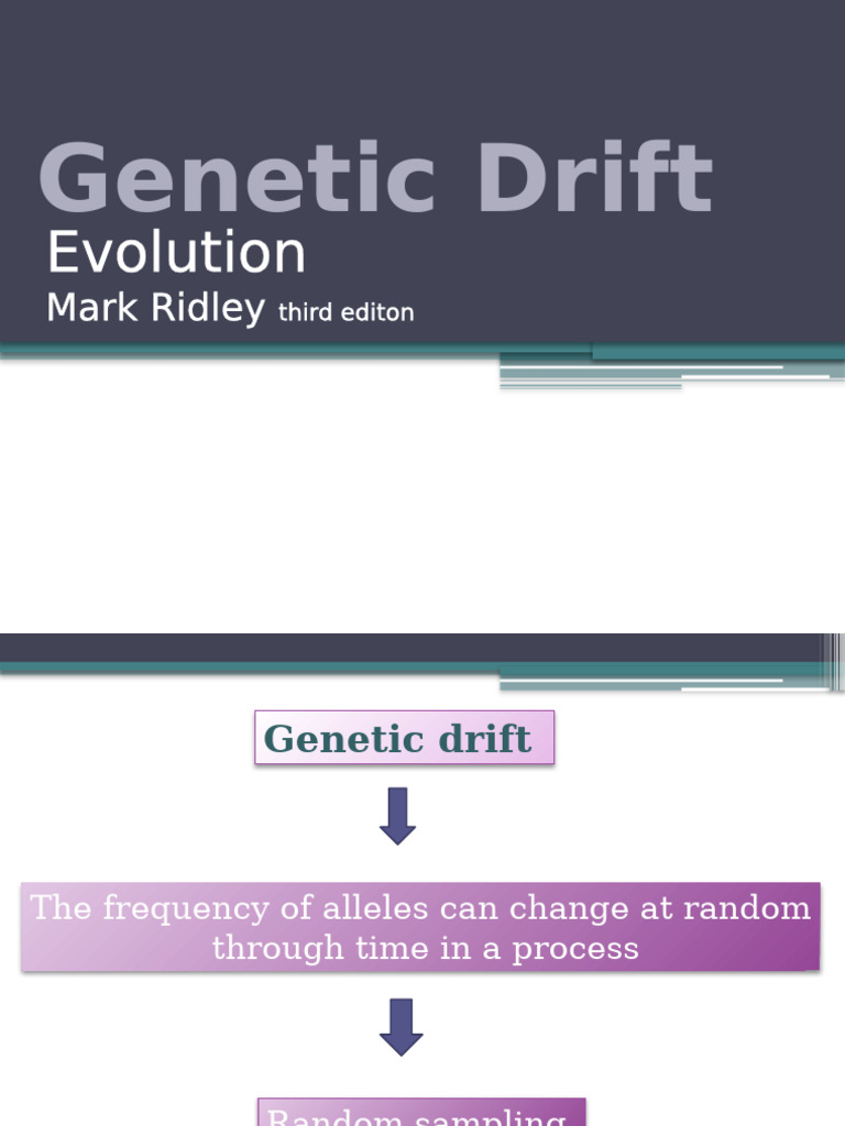 Genetic Drift | PDF | Fitness (Biology) | Evolutionary Biology