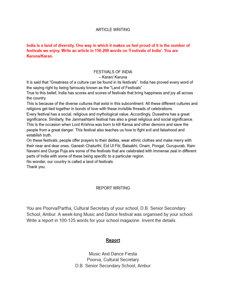 Article & Report Writing | PDF