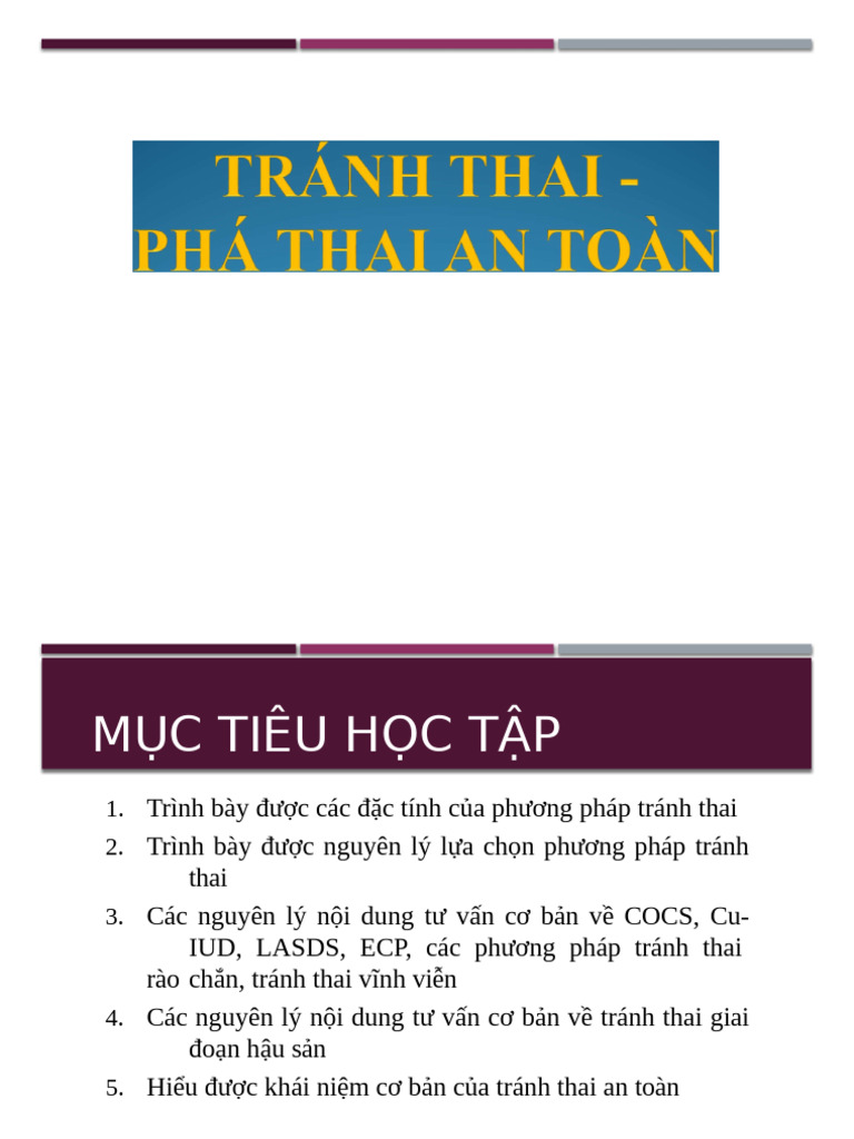 Tránh Thai Phá Thai | PDF