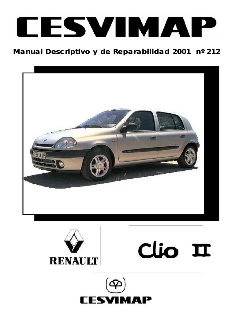 TM Renault Manual de Taller Renault Clio Clio II 2001 2001 | PDF | Tecnología de vehículos ...