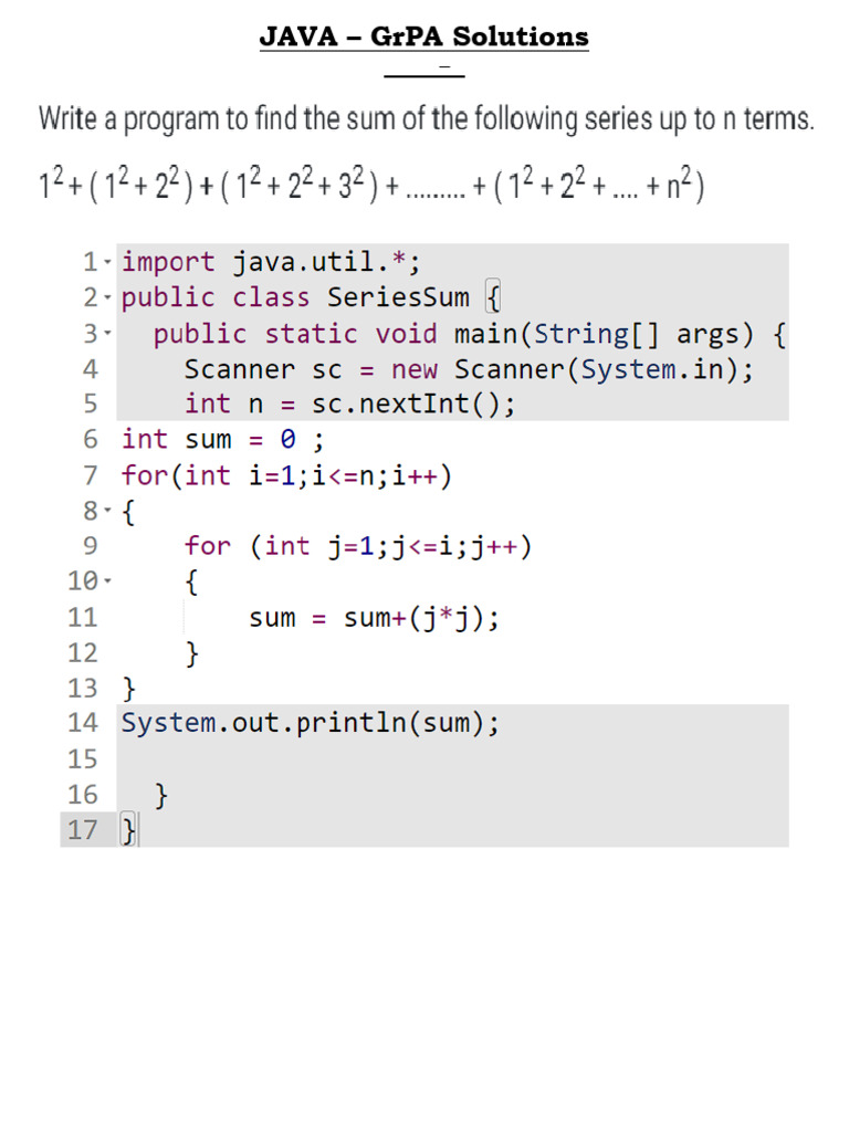 JAVA GrPA Solutions Overview | PDF