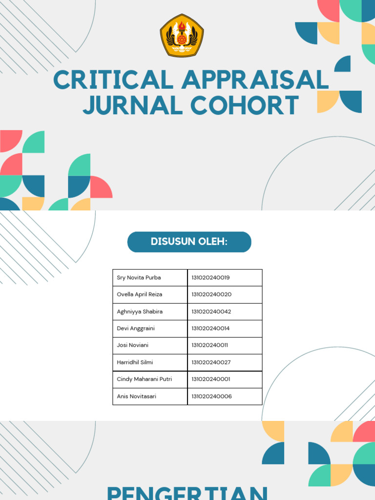 Critical Appraisal Jurnal Cohort | PDF