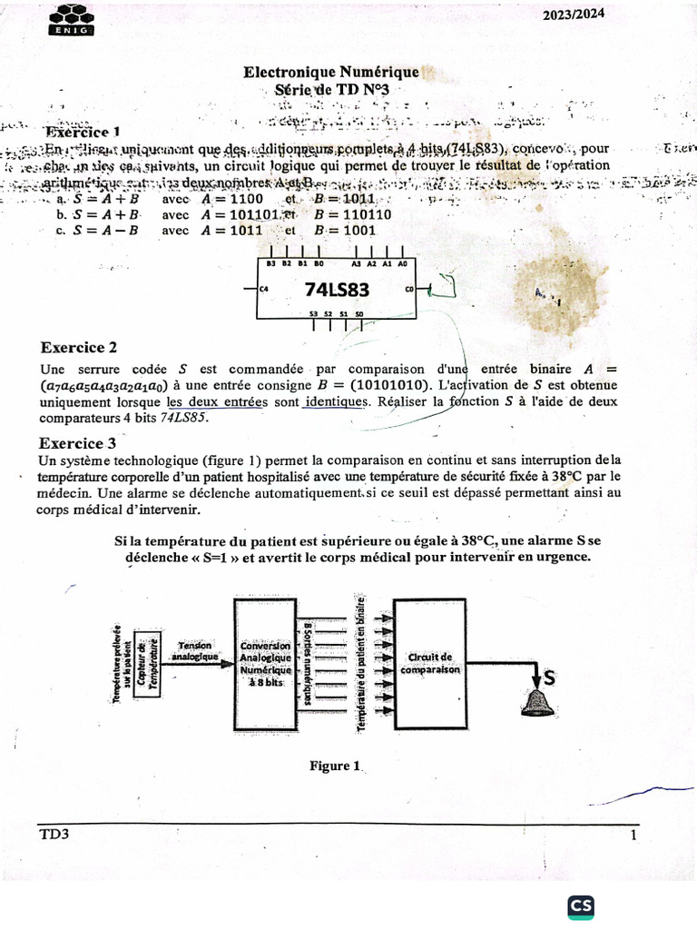 Td- Correction Td 3 | PDF