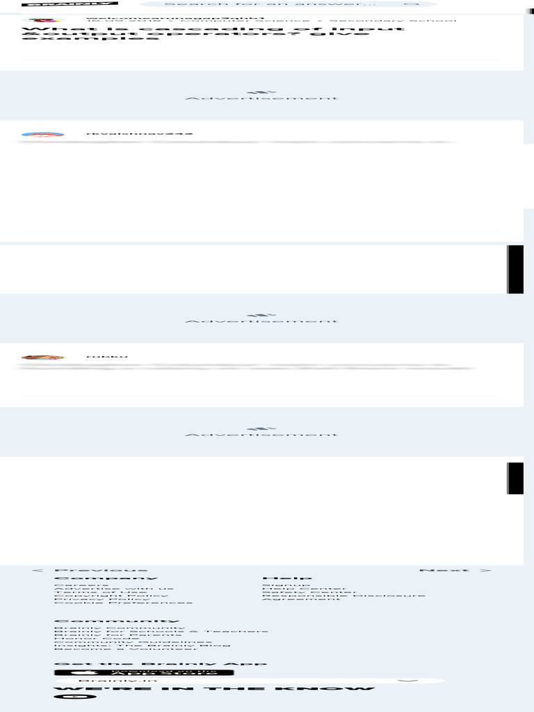 What Is Cascading of Input & Output Operators | PDF | Computers