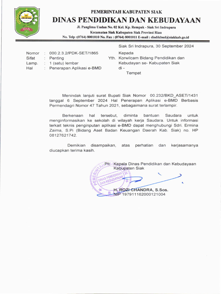 Penerapan Aplikasi e-BMD | PDF