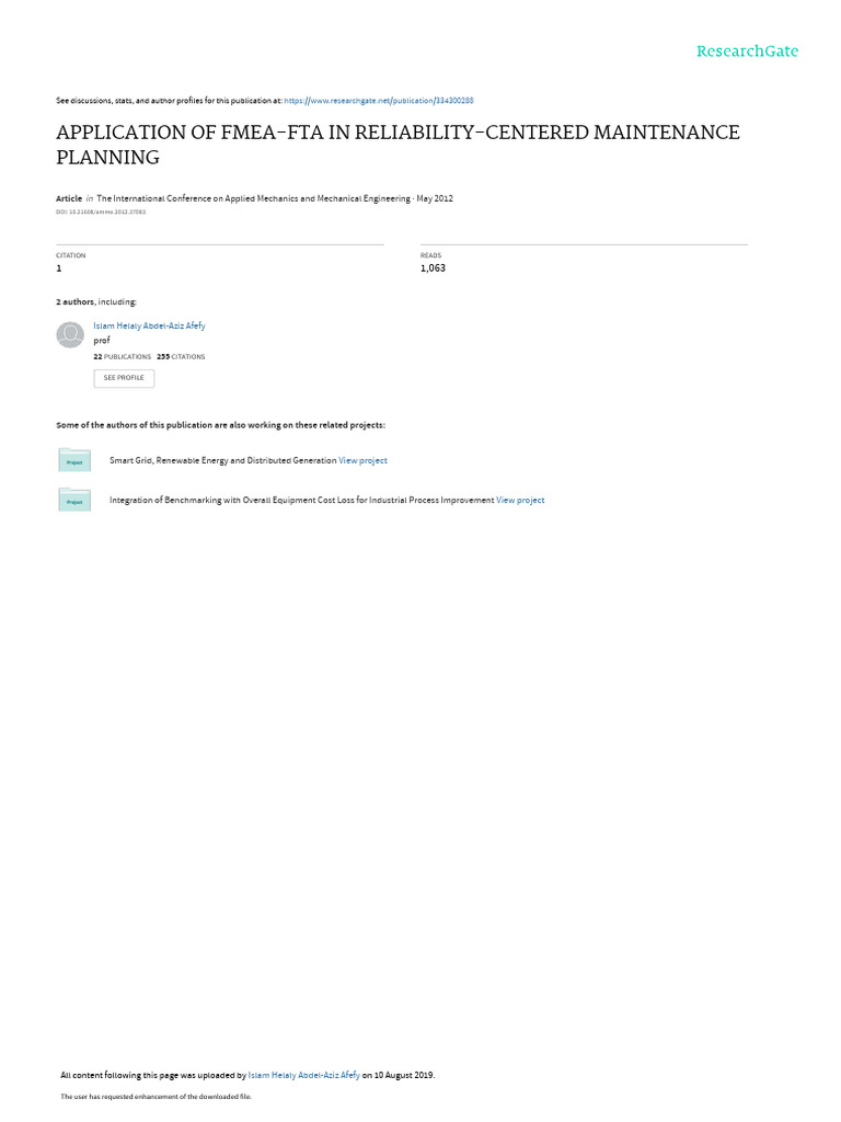 2012 - Abdel-Aziz, I.H. - APPLICATION OF FMEA-FTA IN RELIABILITY ...